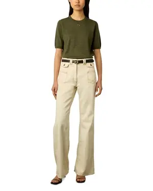 Gerard Darel Lysea Wool Tee - Khaki