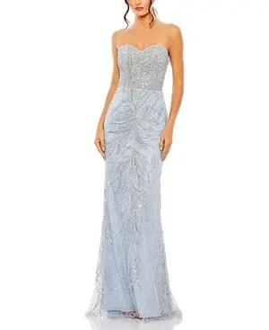 Sweetheart Neckline Trumpet Gowns