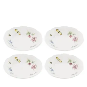 LENOX Butterfly Meadow Fruit Bowls, Set Of 4 - White