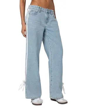 Edikted Frill Jeans For Women
