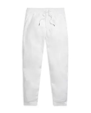 Polo Ralph Lauren Slim Tapered Linen Pants - White