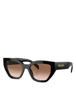 Prada Butterfly Sunglasses, 53mm - Black/brown Gradient