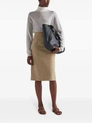 Prada Cashmere Roll-neck Jumper - White