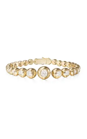 Melissa Kaye Audrey 18k Yellow Diamond Tennis Bracelet