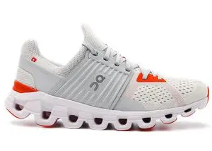 On Cloudswift Running Sneakers - White/flame