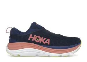 Hoka One One Gaviota 5 Sneakers - Evening Sky Blue/coral
