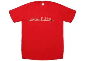 Supreme Fuck You Tee Shirt - Red