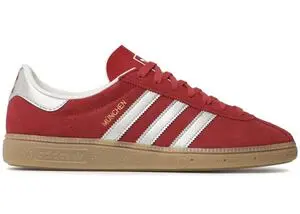 Adidas Munchen Sneakers - Scarelet Red/matte Silver/gum