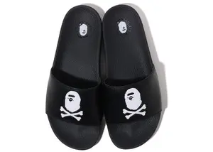 A BATHING APE Crossbone Slide Sandals