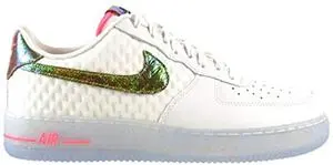 Nike Force 1 Low Cmft Trophy Pack Sneakers - White/metallic Gold/hyper Punch