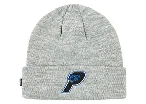PALACE Panther Beanie - Grey Marl