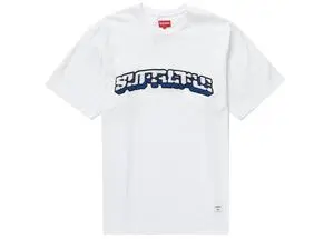 Supreme Block Arc Short Sleeve Top - White
