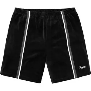 Supreme Velour Warm Up Short - Black