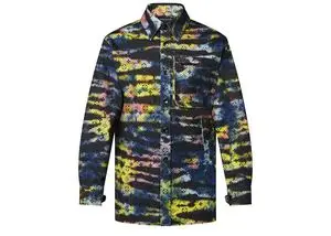 LOUIS VUITTON Printed Monogram Tiedye Denim Shirt