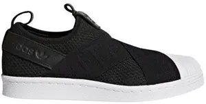 Adidas Superstar Slip-on Sneakers - Core Black/core Black/cloud White