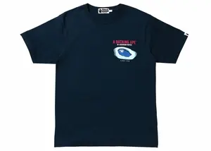 A BATHING APE Resort Pool Tee Shirt Navy