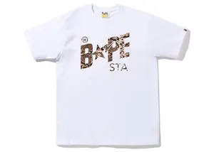 A BATHING APE Snake Sta Logo Tee Shirt