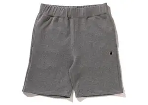 A BATHING APE Ape Head Sweat Short - Grey
