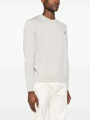Maison Kitsuné Logo-patch Jumper - Grey