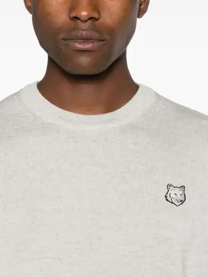 Maison Kitsuné Logo-patch Jumper - Grey
