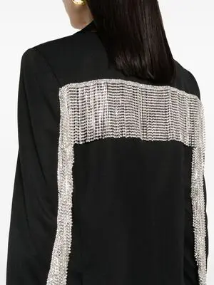 Dsquared2 Crystal-embellished Fringed Blazer