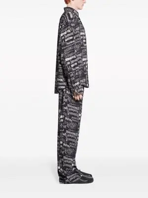 Balenciaga Logo-print Long-sleeves Shirt