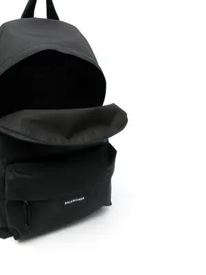 Balenciaga Logo Patch Backpack