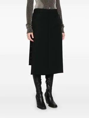 Balenciaga Layered Midi Skirt