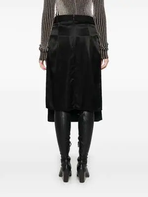 Balenciaga Layered Midi Skirt