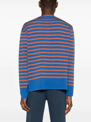 Maison Kitsuné Logo Intarsia Cotton Jumper