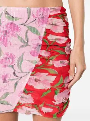 ROTATE BY BIRGER CHRISTENSEN Sequin-embellished Mini Skirt