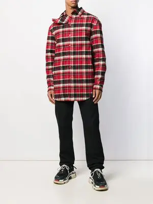 Balenciaga Checked Padded Shirt