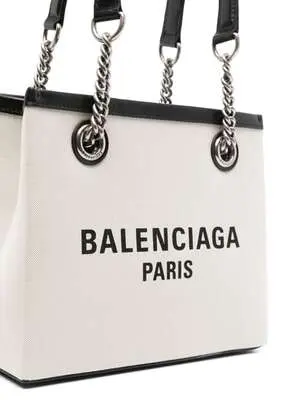 Balenciaga Small Duty Free Tote - Neutrals