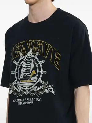 Rhude Geneve Catamaran Cotton T-shirt