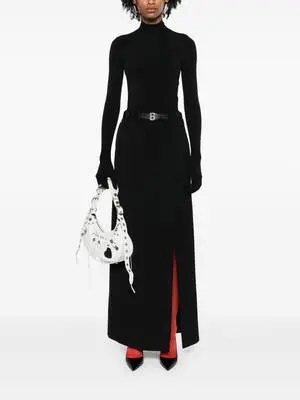 Balenciaga Slit Tailored Maxi Skirt