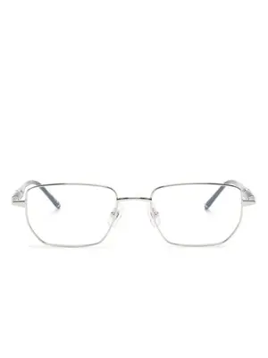 Montblanc Rectangle-frame Glasses - Silver