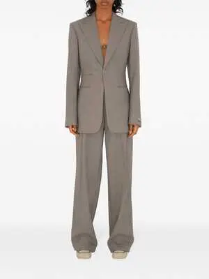 Burberry Wool Tailored Trousers - Neutrals