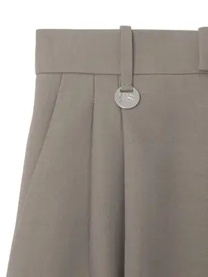 Burberry Wool Tailored Trousers - Neutrals