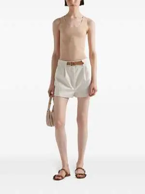 Prada Cotton Ribbed Tank Top