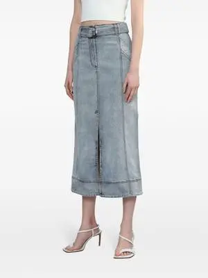 Aje Denim Midi Skirt