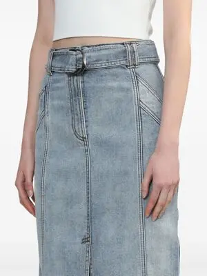 Aje Denim Midi Skirt