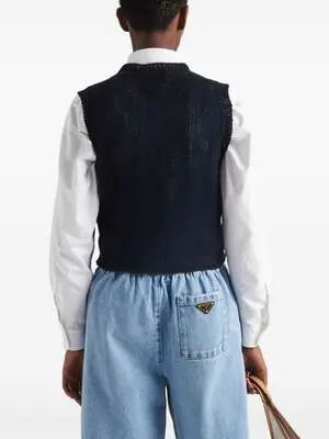 Prada Cashmere Vest - Blue