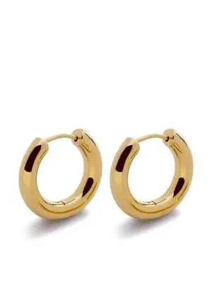 Monica Vinader Essential Small Hoop Earrings - Gold