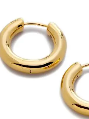 Monica Vinader Essential Small Hoop Earrings - Gold