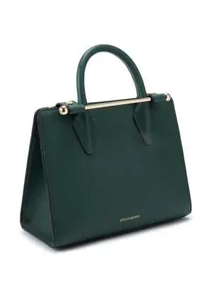 Strathberry The Nano Leather Tote Bag - Green