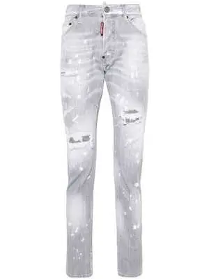 Dsquared2 Cool Guy Mid-rise Slim-fit Jeans - Grey