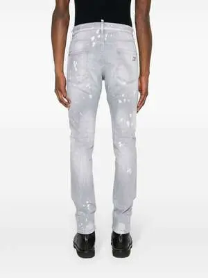 Dsquared2 Cool Guy Mid-rise Slim-fit Jeans - Grey