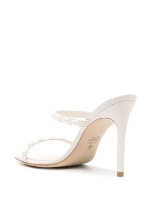 STUART WEITZMAN 100mm Leather Mules