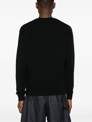 Maison Kitsuné Logo-embroidered Cotton Sweatshirt