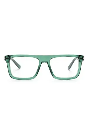 Gucci Square-frame Glasses - Green